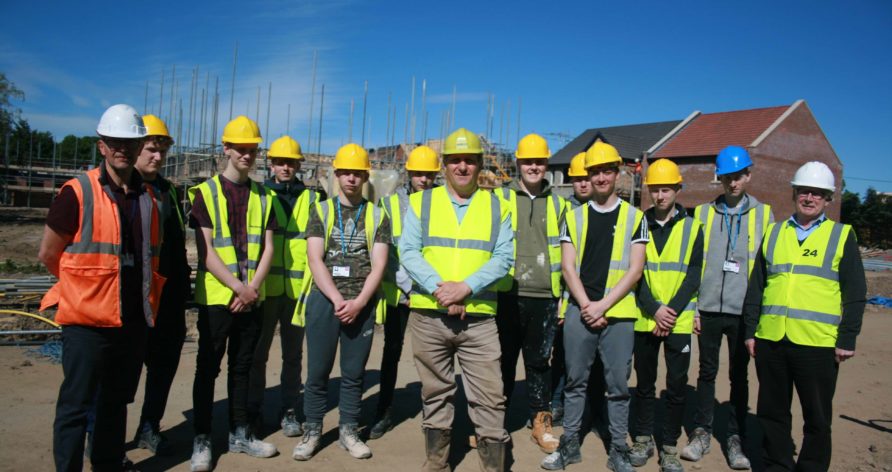 College teams up with national house builder