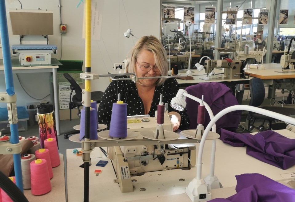 Lecturer joins PPE production line to help health workers