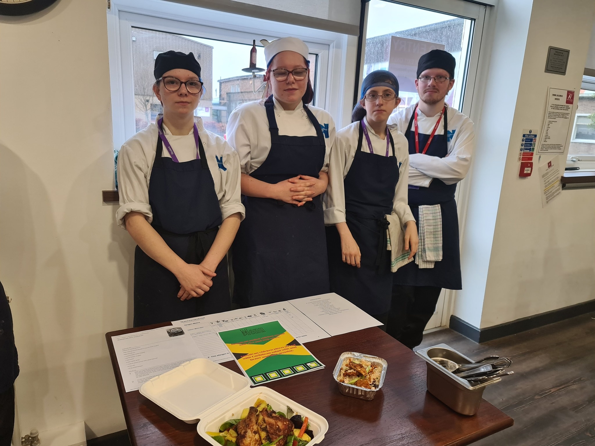 Catering students compete in street food challenge