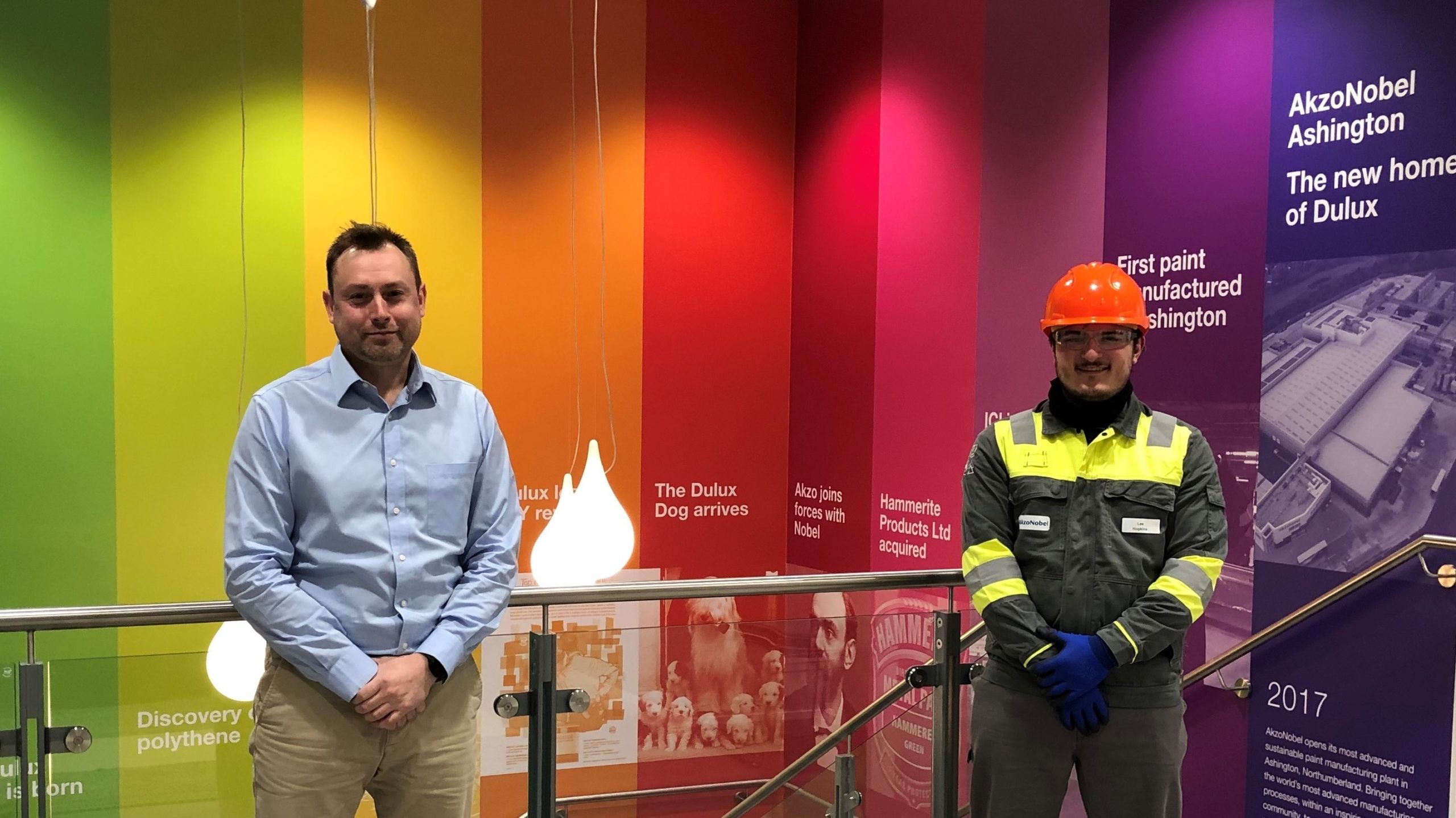 Matthew engineers dream job with AkzoNobel
