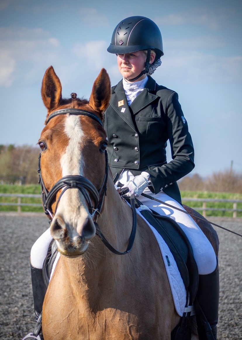 Equine student Emily celebrates successful first year at college